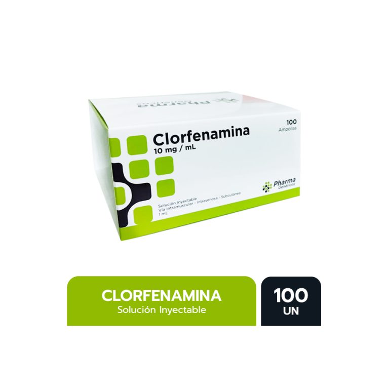 Clorfenamina maleato 10 mg/ml Solución Inyectable - Boticas Hogar y Salud