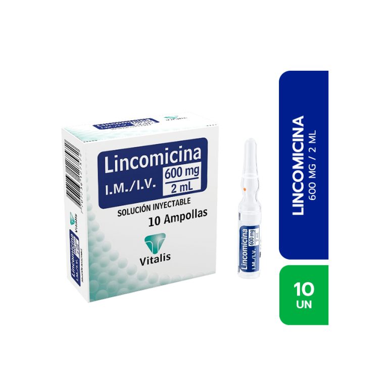 Lincomicina PHARG 600mg/2ml Solución inyectable - Boticas Hogar y Salud