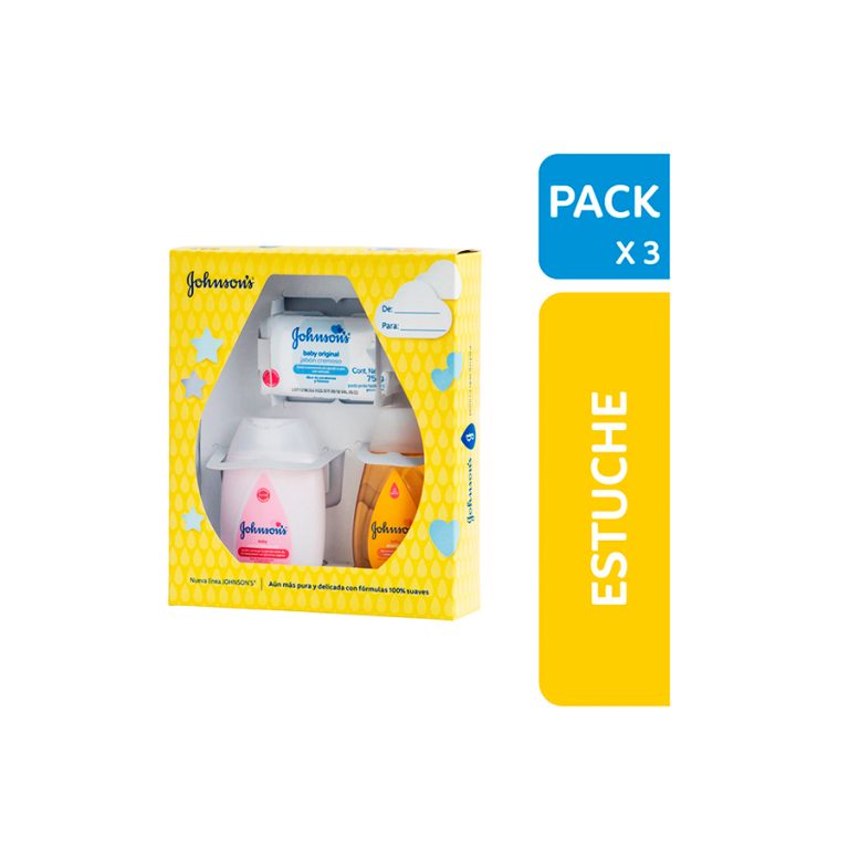 Estuche Johnson's Baby Crema, Shampoo y Jabón - Boticas Hogar y Salud