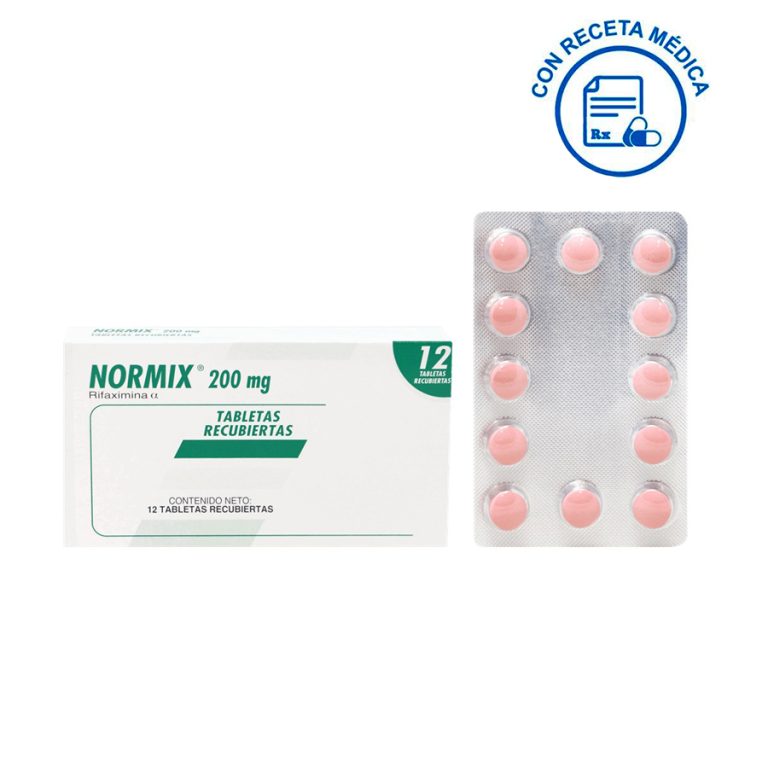 Normix 200 Mg Tabletas Recubiertas - Caja 12 Un - Boticas Hogar y Salud