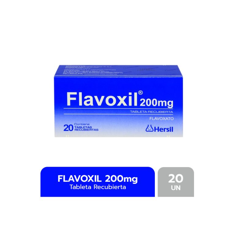 Flavoxil 200mg Tabletas Recubiertas - Caja 20 Un - Boticas Hogar y Salud