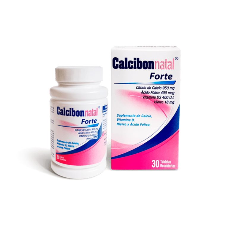 Calcibone Natal Forte Tableta - Frasco 30 Un - Boticas Hogar y Salud
