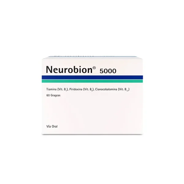 Neurobion 5000 Grageas – Boticas Hogar y Salud