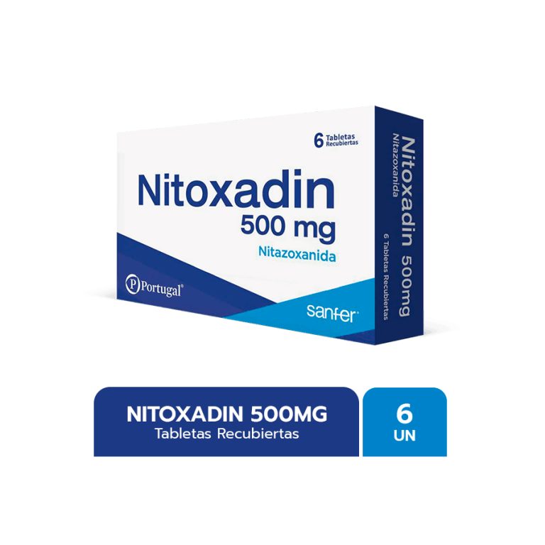 Nitoxadin 500mg Tableta Recubierta - Caja 6 Un - Boticas Hogar y Salud