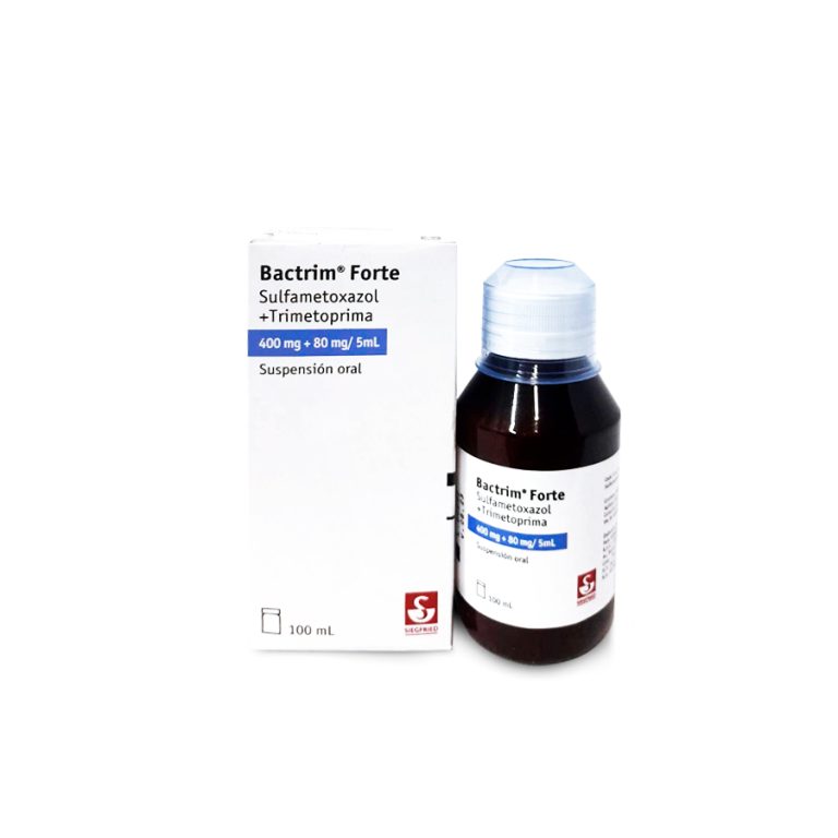 Bactrim Forte 400 80mg/5ml Suspensión oral - Frasco 100 ML - Boticas ...
