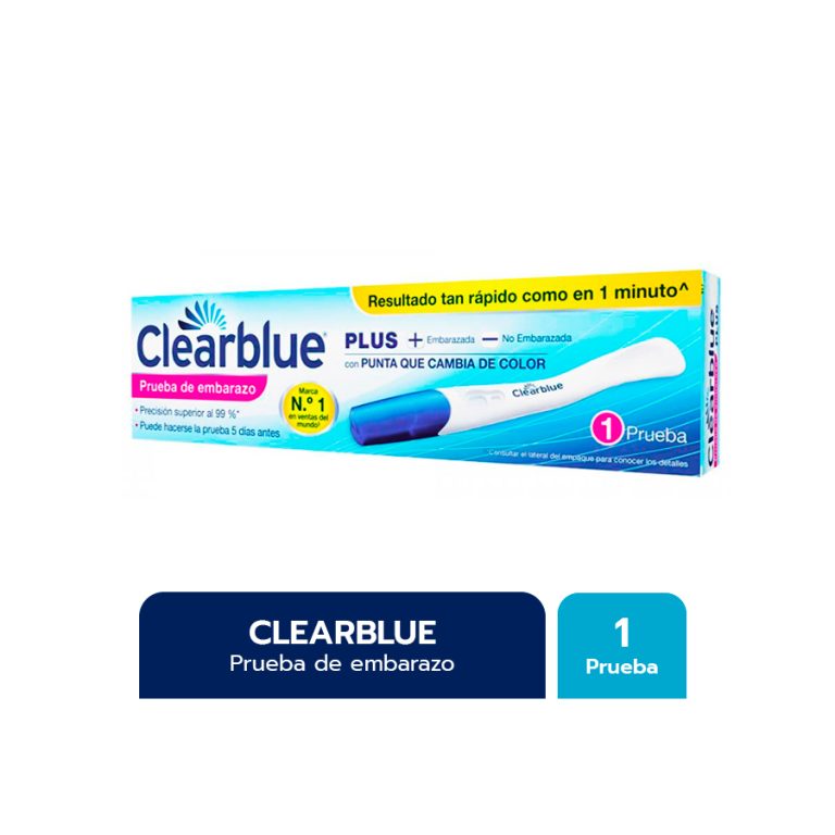 Clearblue Plus Test Embarazo Simple - Caja 1 Un - Boticas Hogar y Salud