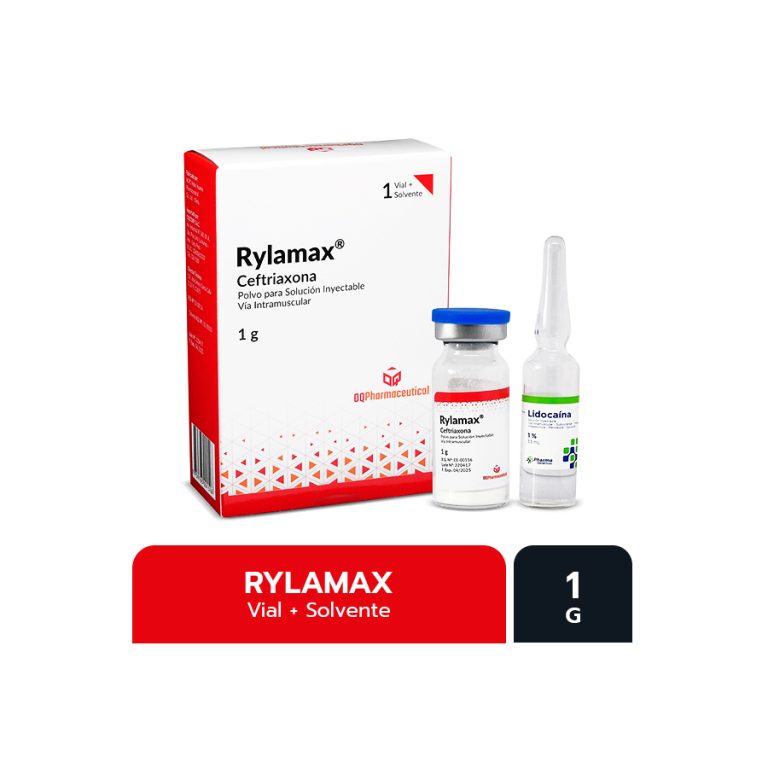 Rylamax 1G Polvo Para Solución Inyectable - Caja 1 Vial + Solvente ...