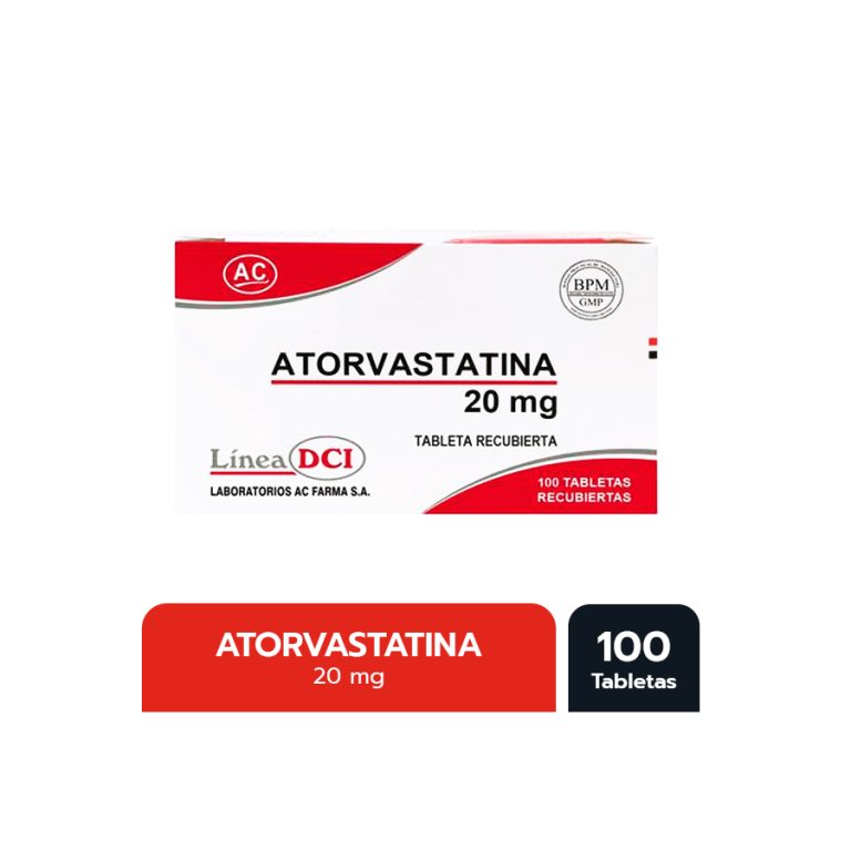 Atorvastatina ACF 20 mg Tableta Recubierta - Boticas Hogar y Salud