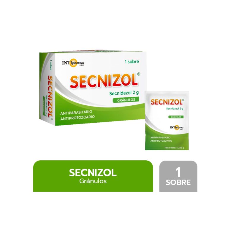 Secnizol 2g Gránulos para Solución Oral - Caja 1 Sobre - Boticas Hogar ...