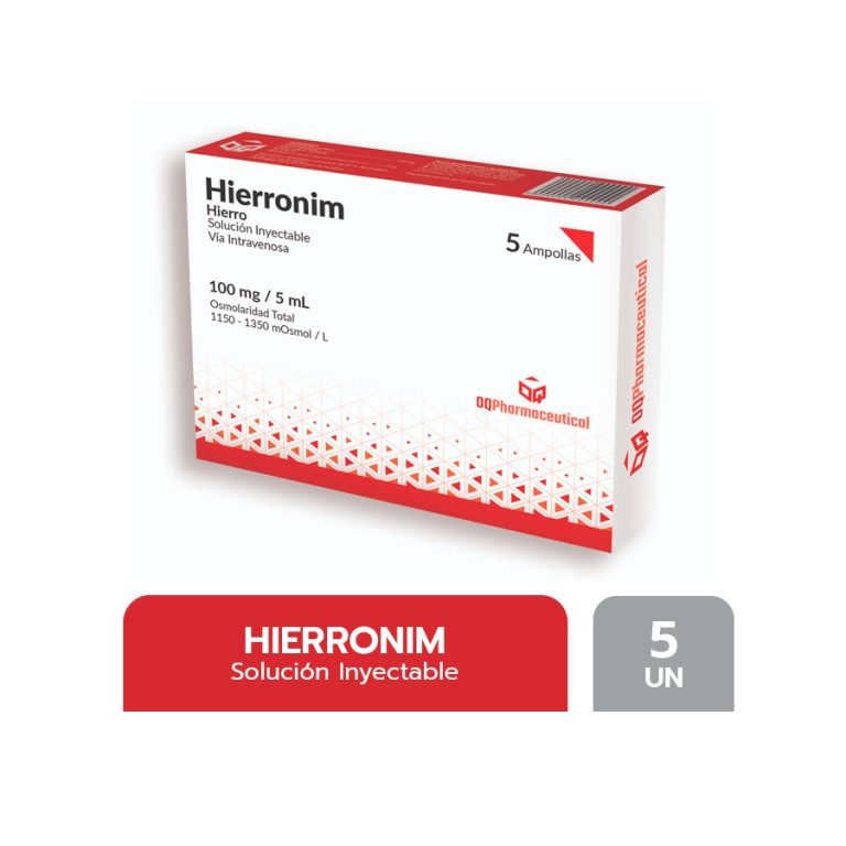 Feranin 100 Mg/5 ML Solución Oral - Caja 5 Un - Boticas Hogar y Salud