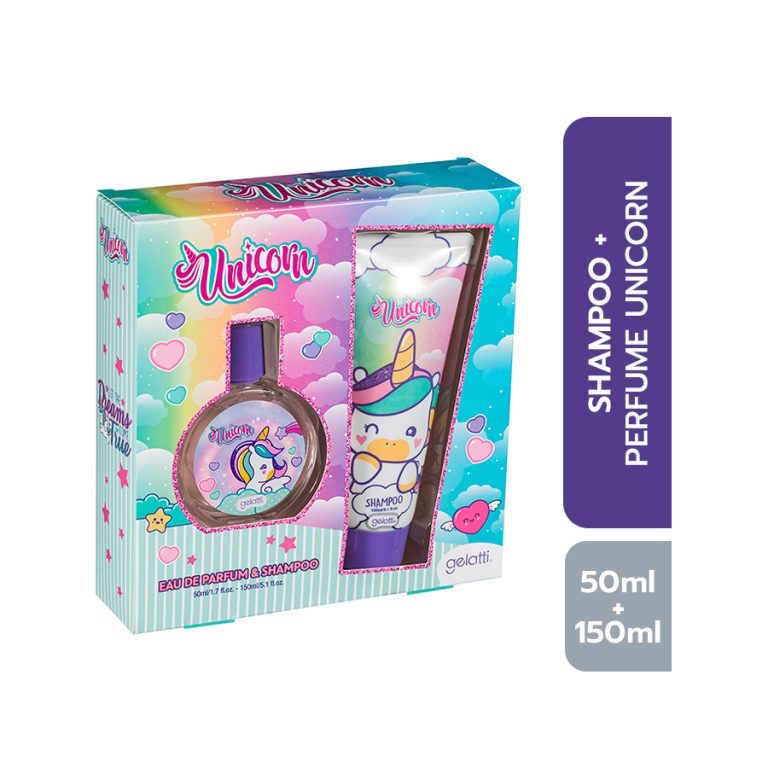 Gelatti Kids Perfume 50ml + Shampoo Unicorn 150ml - Super Pack ...