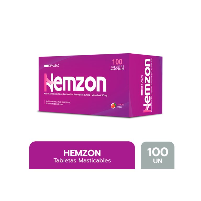 HEMZON Tabletas Masticables - Boticas Hogar y Salud