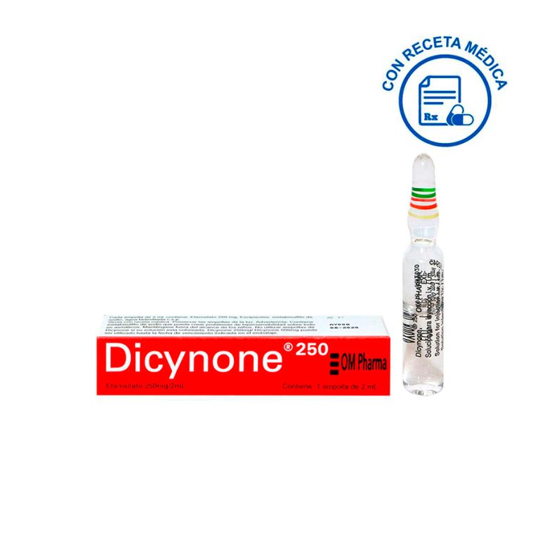 Dicynone 250Mg/2Ml Inyectable - Caja 1 Un - Boticas Hogar y Salud
