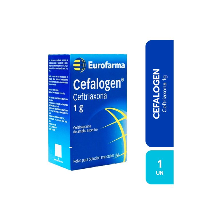 Cefalogen 1G I.M Ampolla - Caja 1 Un - Boticas Hogar y Salud