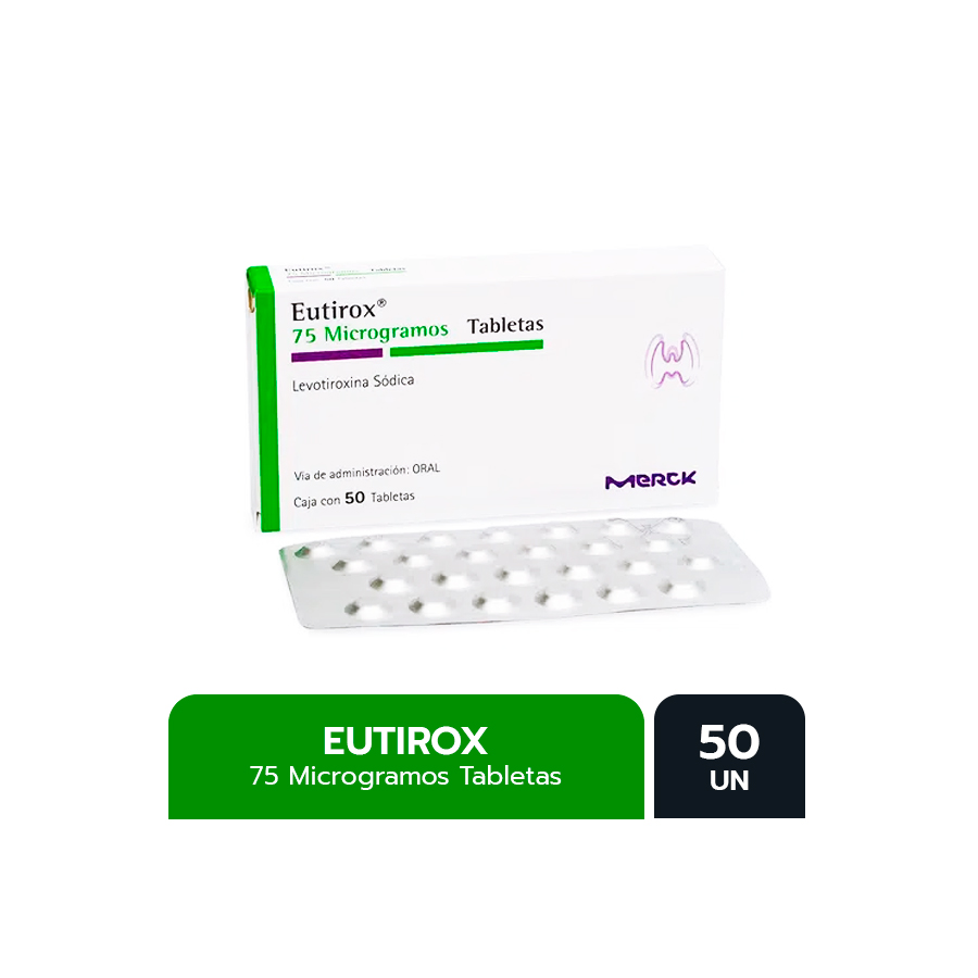 Eutirox 75 Mcg Tabletas – Boticas Hogar y Salud
