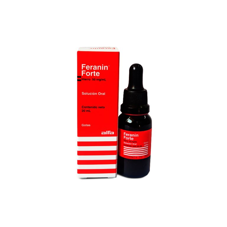 Feranin Forte 50 Mg/Ml Solución Oral Gotas - Frasco 20 Ml - Boticas ...