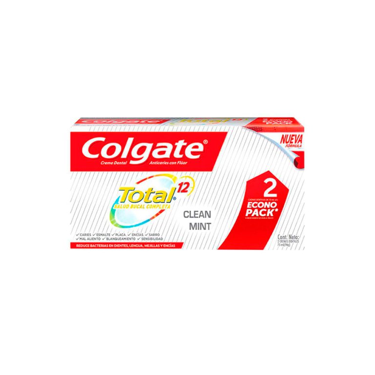 Pasta Dental Colgate Total 12 Carbón Activado - Tubo 150 ML - Boticas ...