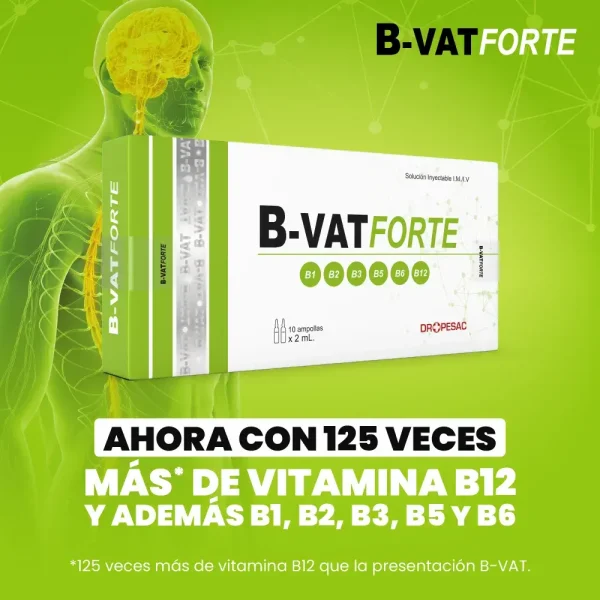 B-VAT Forte Solución Inyectable - Boticas Hogar y Salud