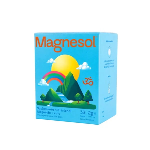 Magnesol Polvo (Sobre/2g) - Caja 33 Sobres - Boticas Hogar y Salud